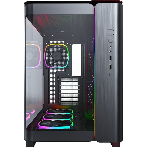 Montech KING 95 PRO midi tower behuizing Zwart | 2x USB-A | 1x USB-C ...