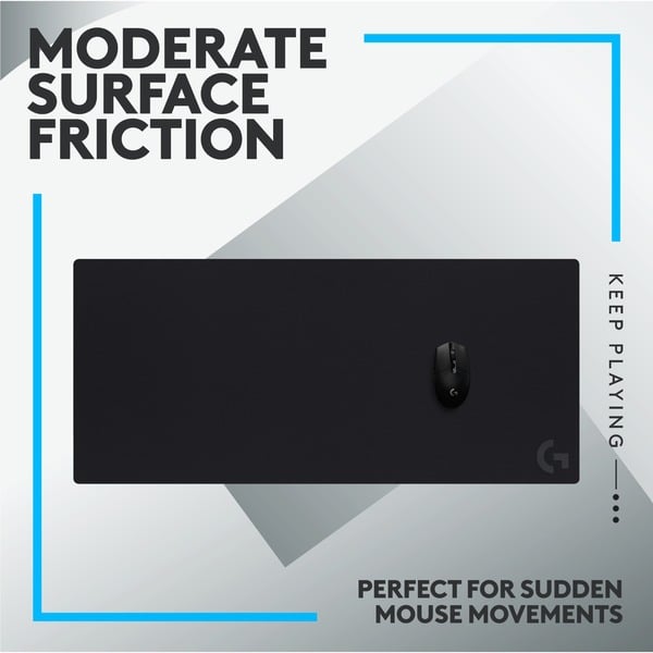 Logitech G G840 Extra Large gaming muismat Zwart
