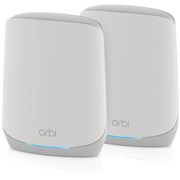 NETGEAR Orbi RBK762s Tri-band Mesh WiFi 6 Systeem mesh router Wit, 1x ...