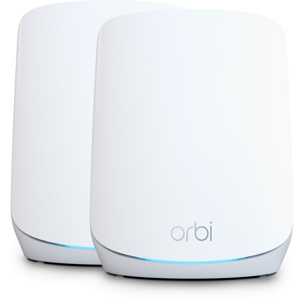 NETGEAR Orbi RBK762s Tri-band Mesh WiFi 6 Systeem mesh router Wit, 1x ...