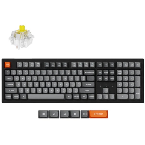 Keychron K10 Max-H4, toetsenbord Zwart, US lay-out, Keychron Super ...