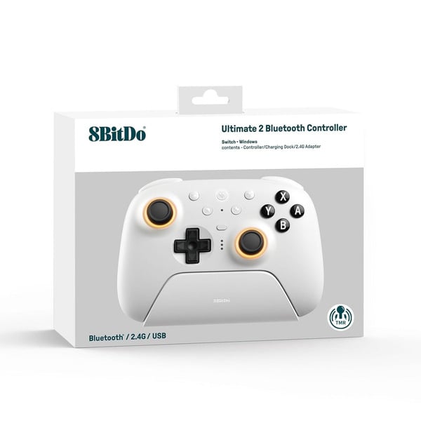 8BitDo Ultimate 2 Bluetooth Controller Wit, Pc, Switch 2, Bluetooth ...