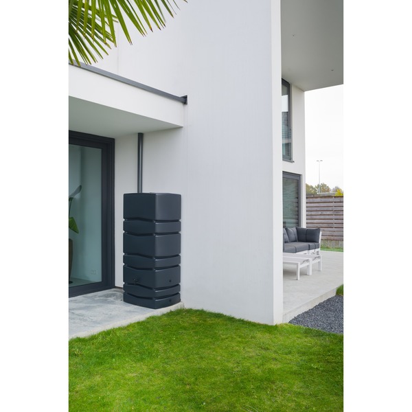 Nature Regenton Antraciet, 650 liter