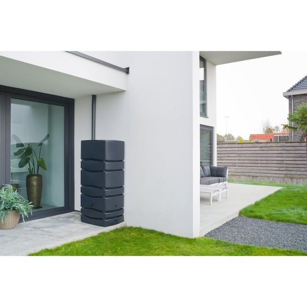 Nature Regenton Antraciet, 650 liter