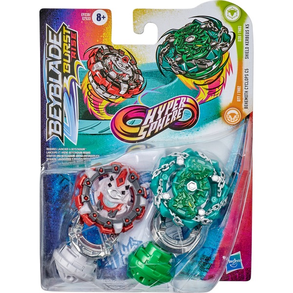 Hasbro Beyblade Burst - Rise Hypersphere Dual Pack - Behemoth Cyclops ...