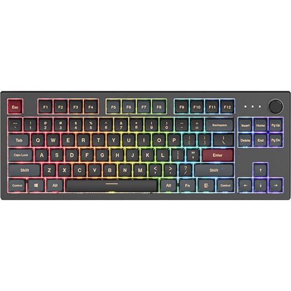 Montech Mkey Darkness TKL, toetsenbord Zwart, US lay-out, Gateron G Pro ...
