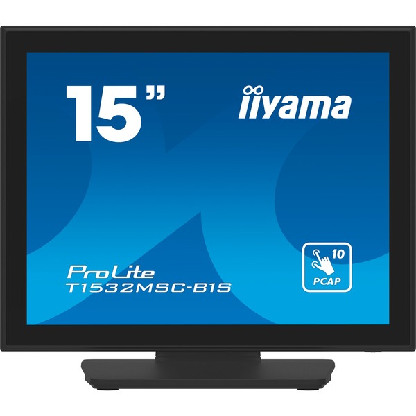 iiyama ProLite T1532MSC-B1S 15" touchscreen monitor Zwart (mat), VGA ...