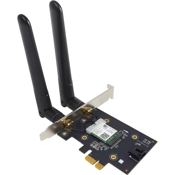 Rivet Networks Killer Wi-Fi 6 AX1650 wlan adapter Zwart, Bluetooth 5.1