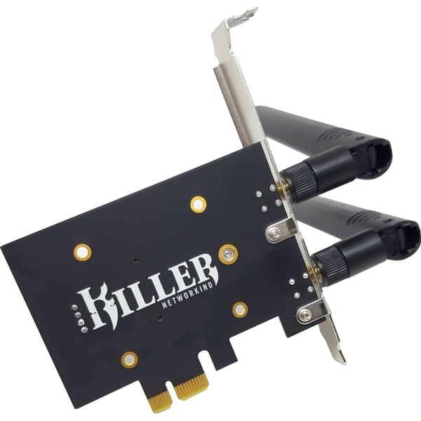 Rivet Networks Killer Wi-Fi 6 AX1650 wlan adapter Zwart, Bluetooth 5.1