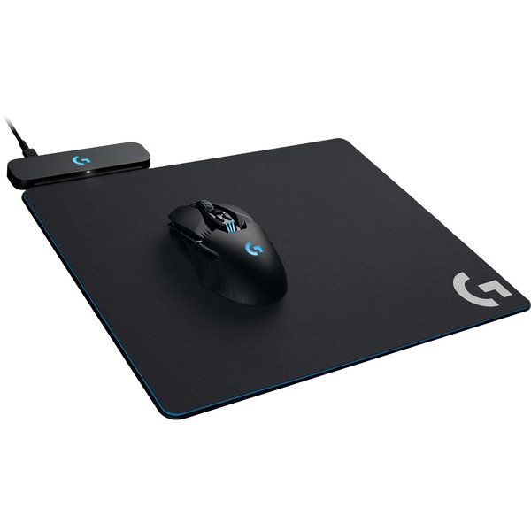 Logitech G PowerPlay Wireless Charging System muismat Zwart