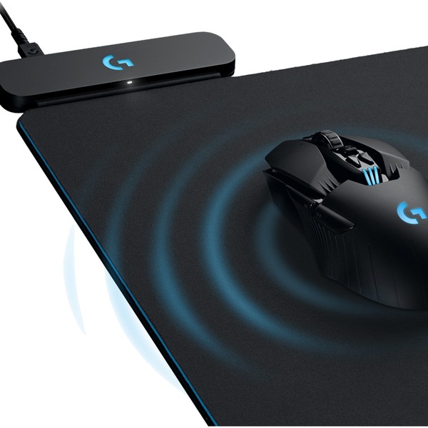 Logitech G PowerPlay Wireless Charging System muismat Zwart