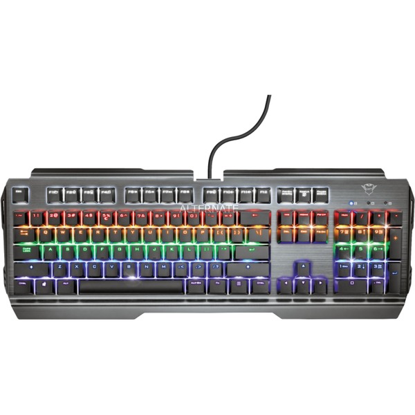 Trust GXT 877 Scarr Mechanical Gaming Keyboard Grijs/zwart, EU lay-out ...