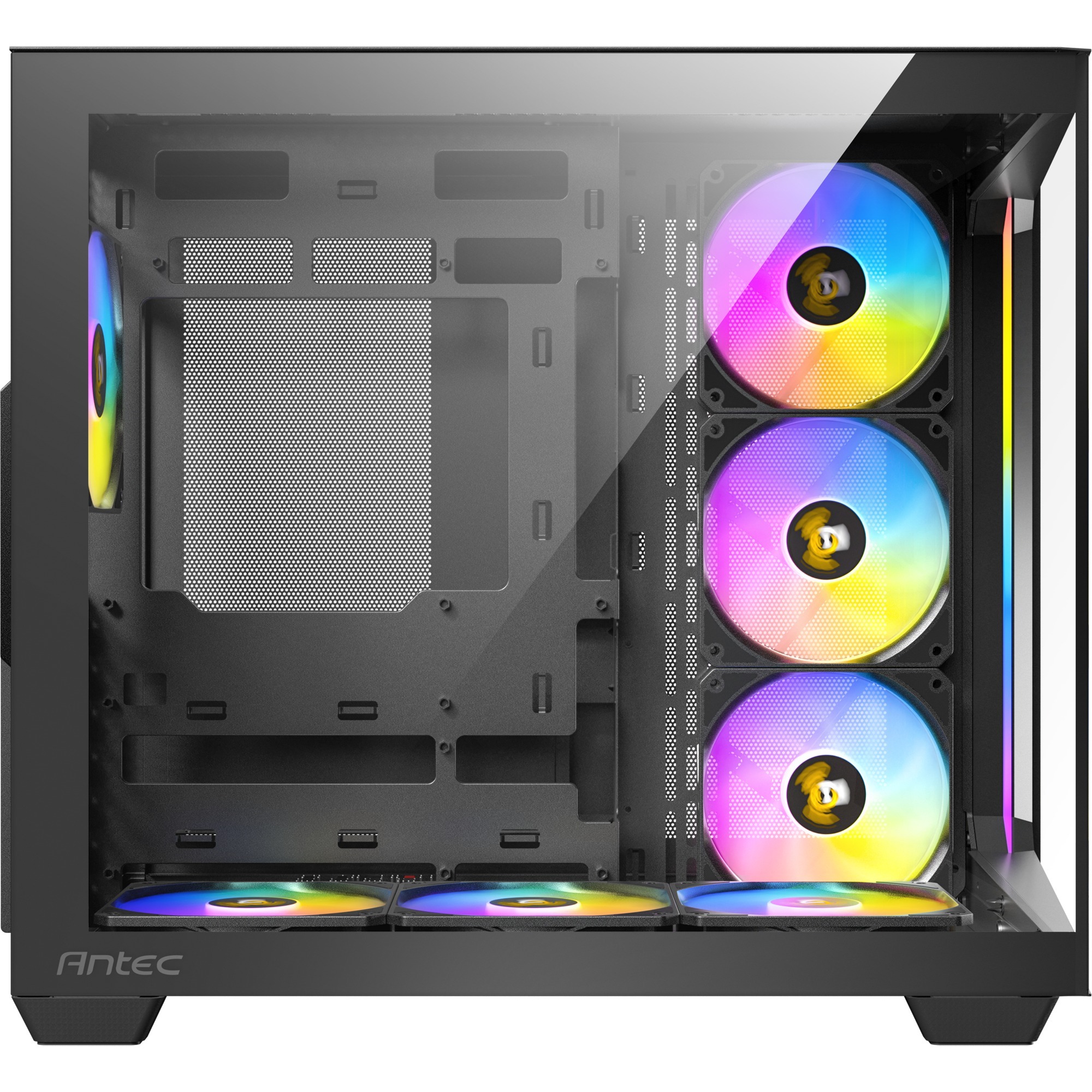 Antec C5 ARGB midi tower behuizing Zwart | 2x USB-A | 1x USB-C ...
