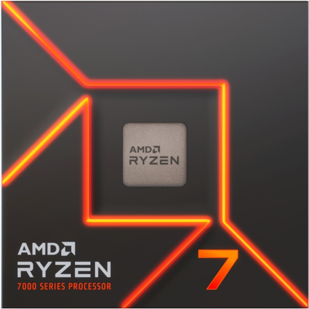 AMD Ryzen 7 7700X, 4,5 GHz (5,4 GHz Turbo Boost) socket AM5 processor ...