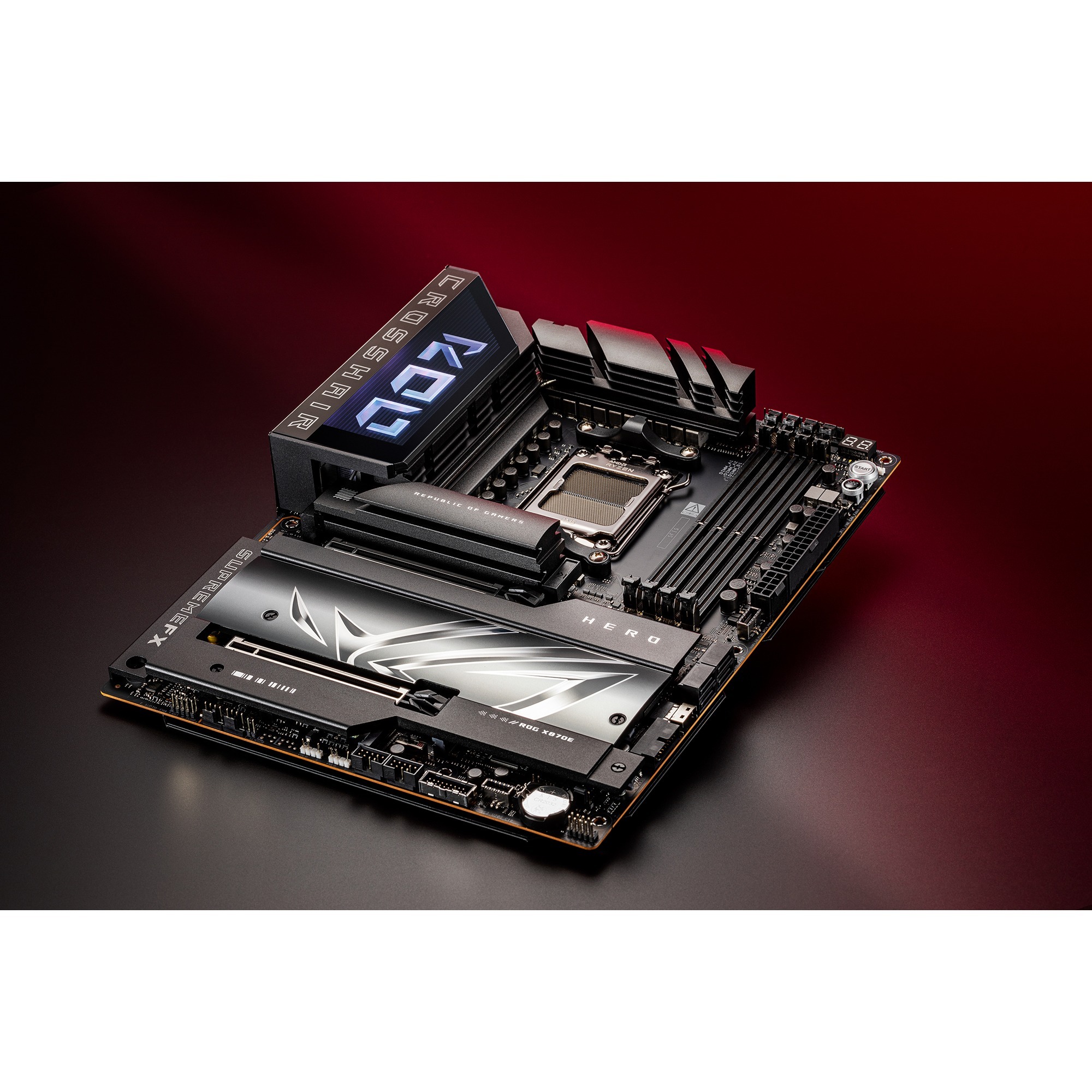 ASUS ROG CROSSHAIR X870E HERO socket AM5 moederbord RAID, 5Gb-LAN, 2 ...