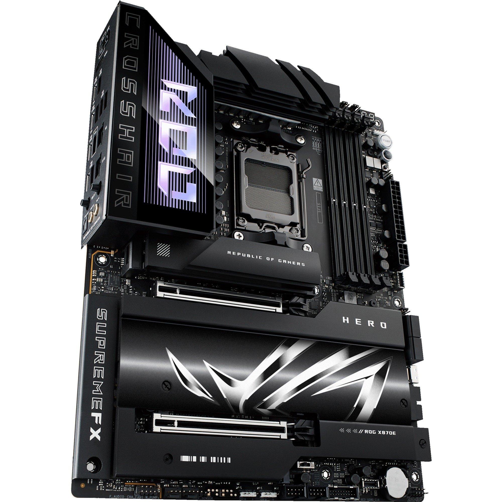 ASUS ROG CROSSHAIR X870E HERO socket AM5 moederbord 5Gb-LAN, 2,5Gb-LAN ...