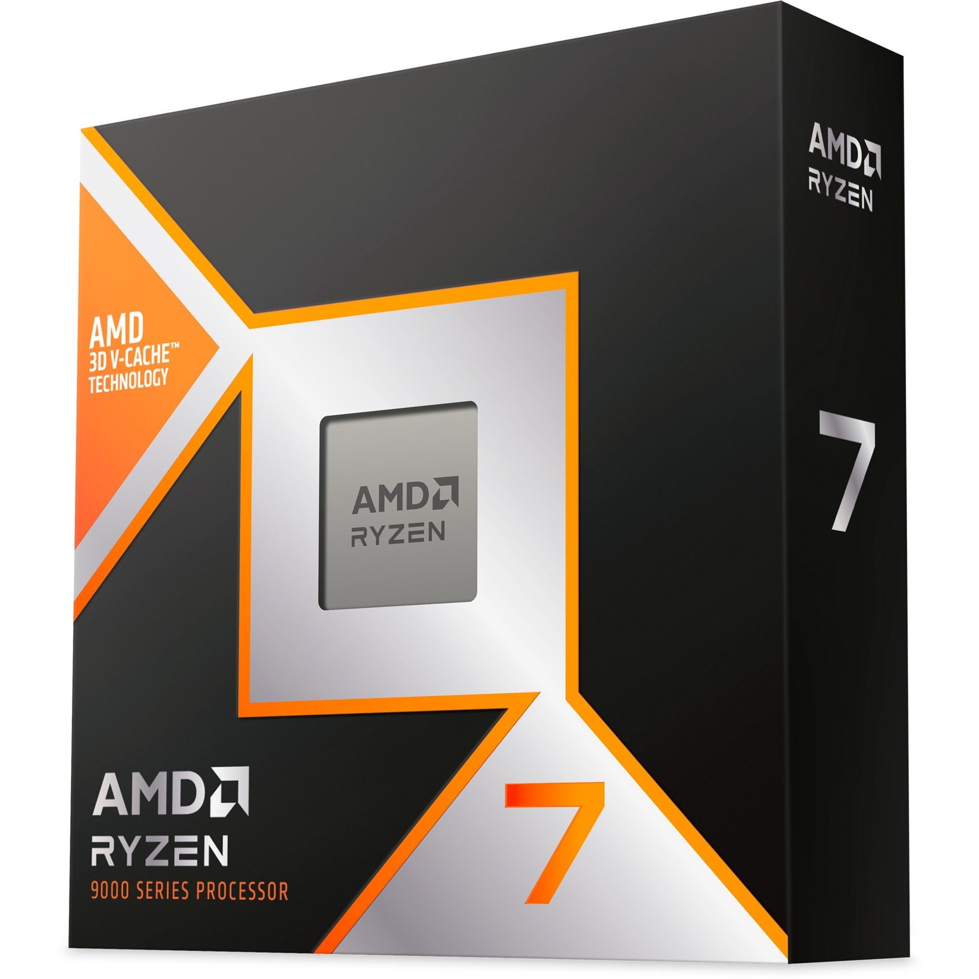 AMD Ryzen 7 9800X3D, 4,7 GHz (5,2 GHz Turbo Boost) socket AM5 processor ...