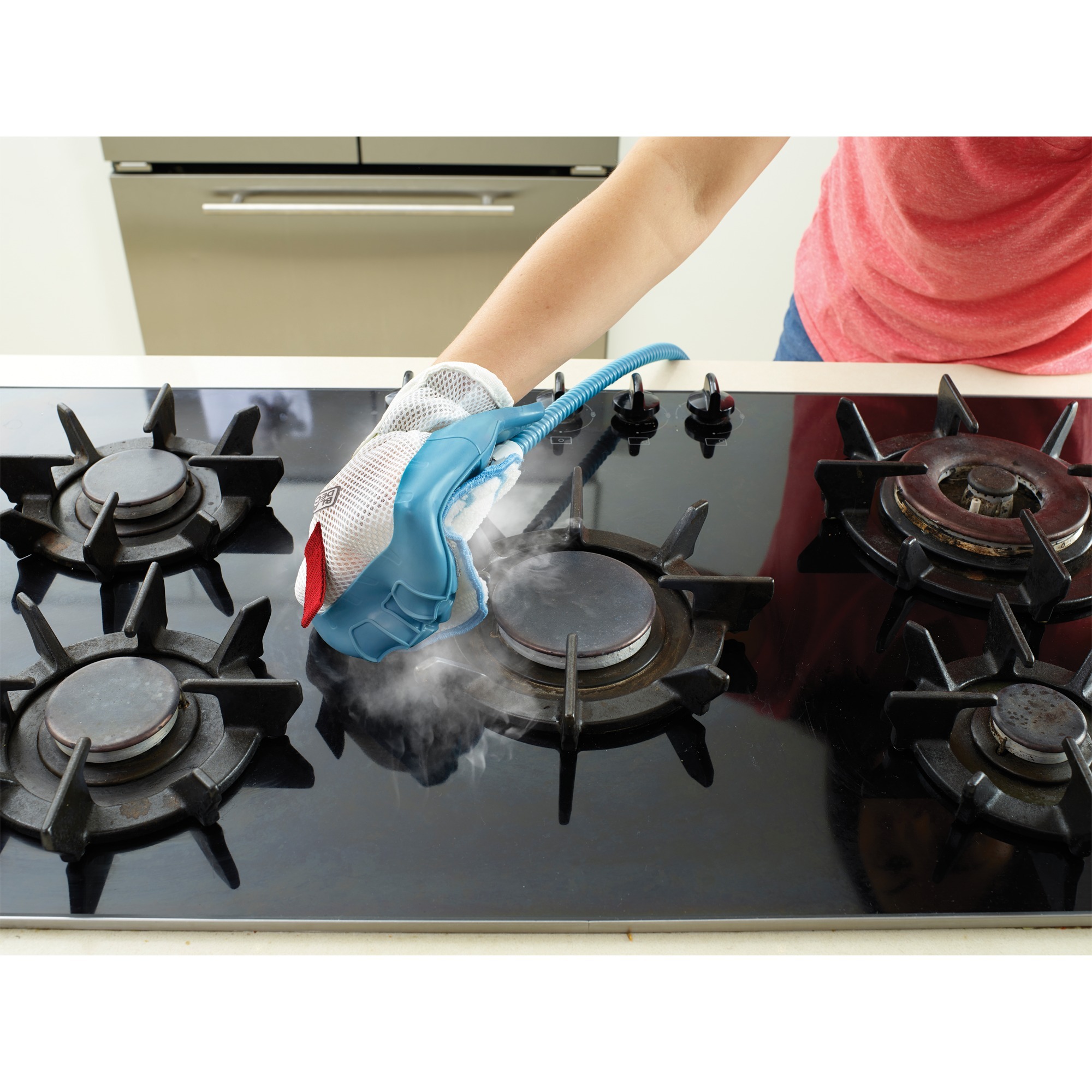 BLACK+DECKER 1600W Steam-mop BHSM1615DAM-QS stoomreiniger Wit/blauw ...