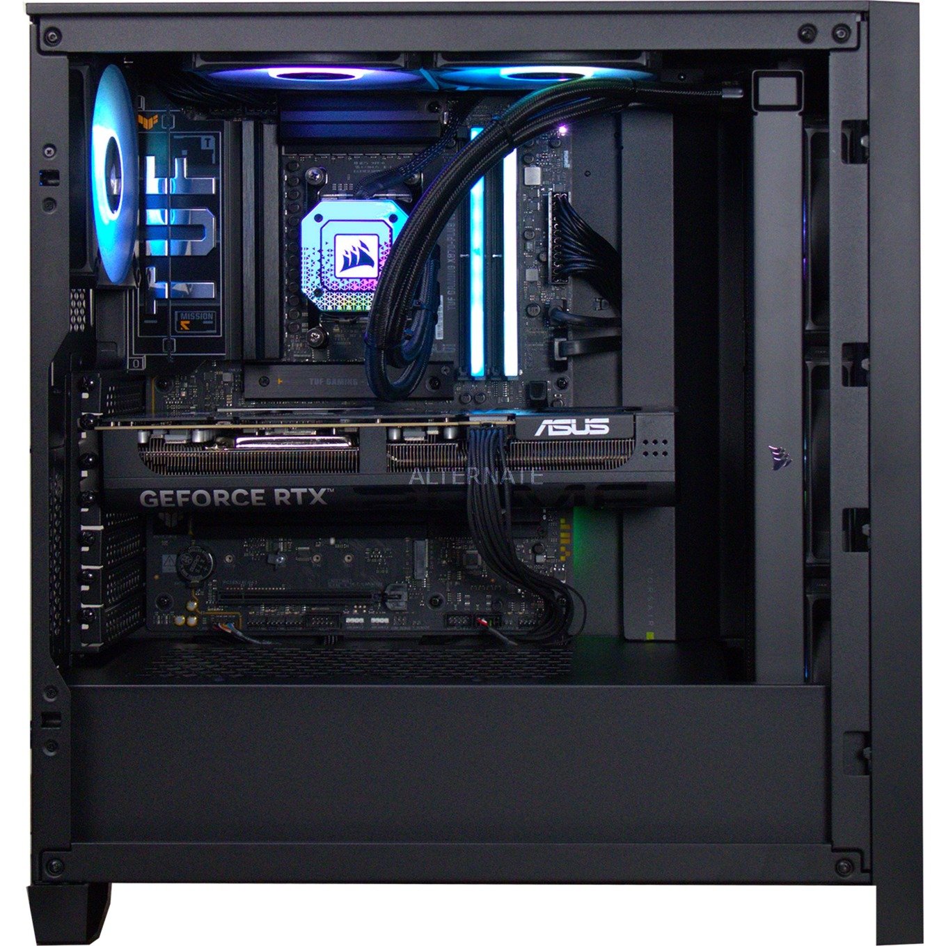 ALTERNATE Thunderstorm Pro Ryzen 7 – RTX 5080 iCUE Edition gaming pc ...