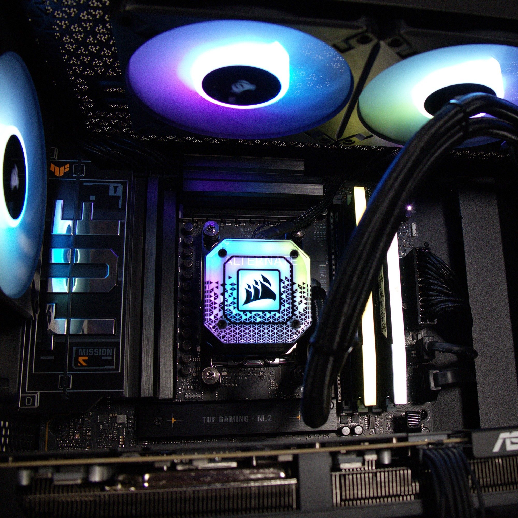 ALTERNATE Thunderstorm Pro Ryzen 7 – RTX 5080 iCUE Edition gaming pc ...