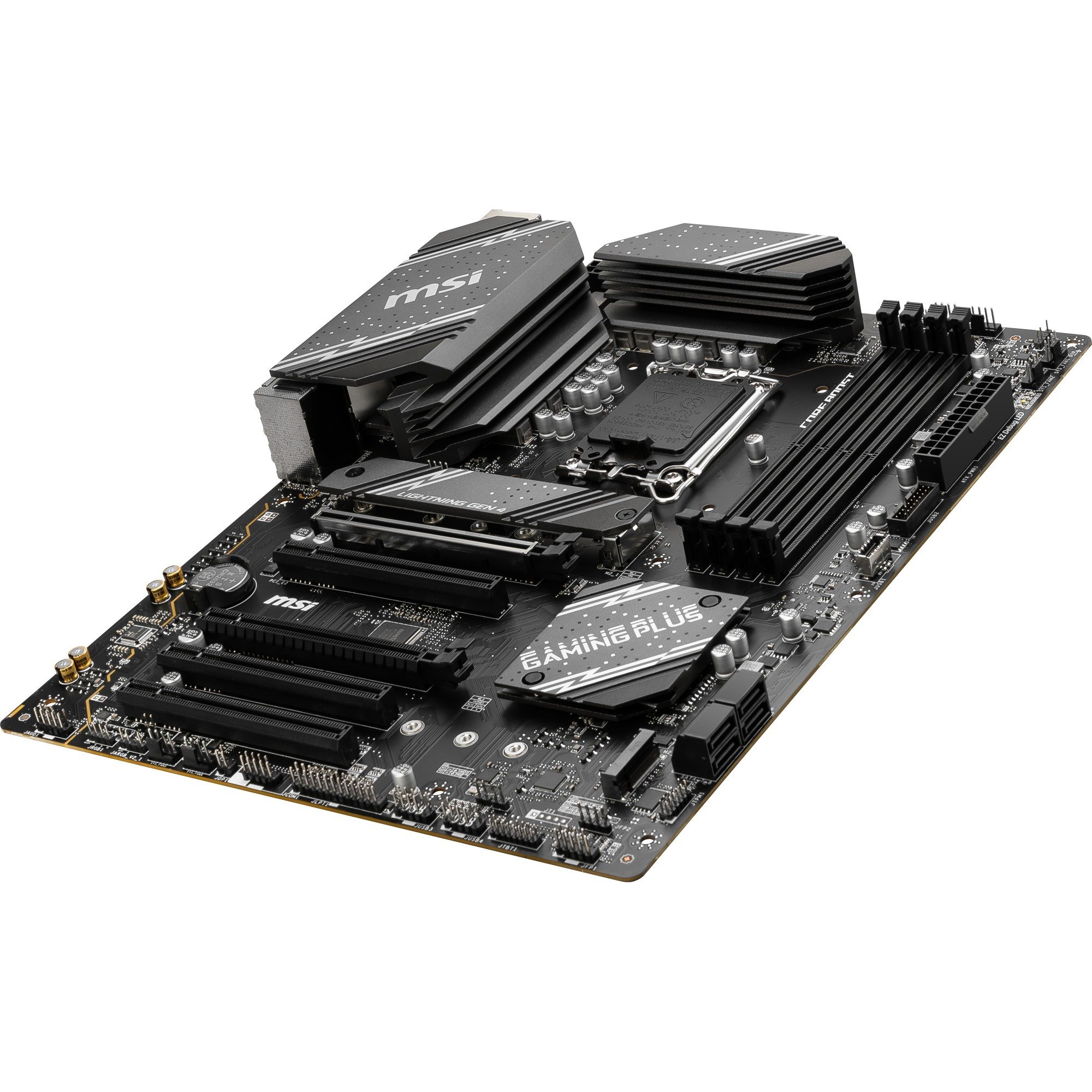 MSI B760 GAMING PLUS WIFI socket 1700 moederbord Grijs/zwart, RAID, 2 ...