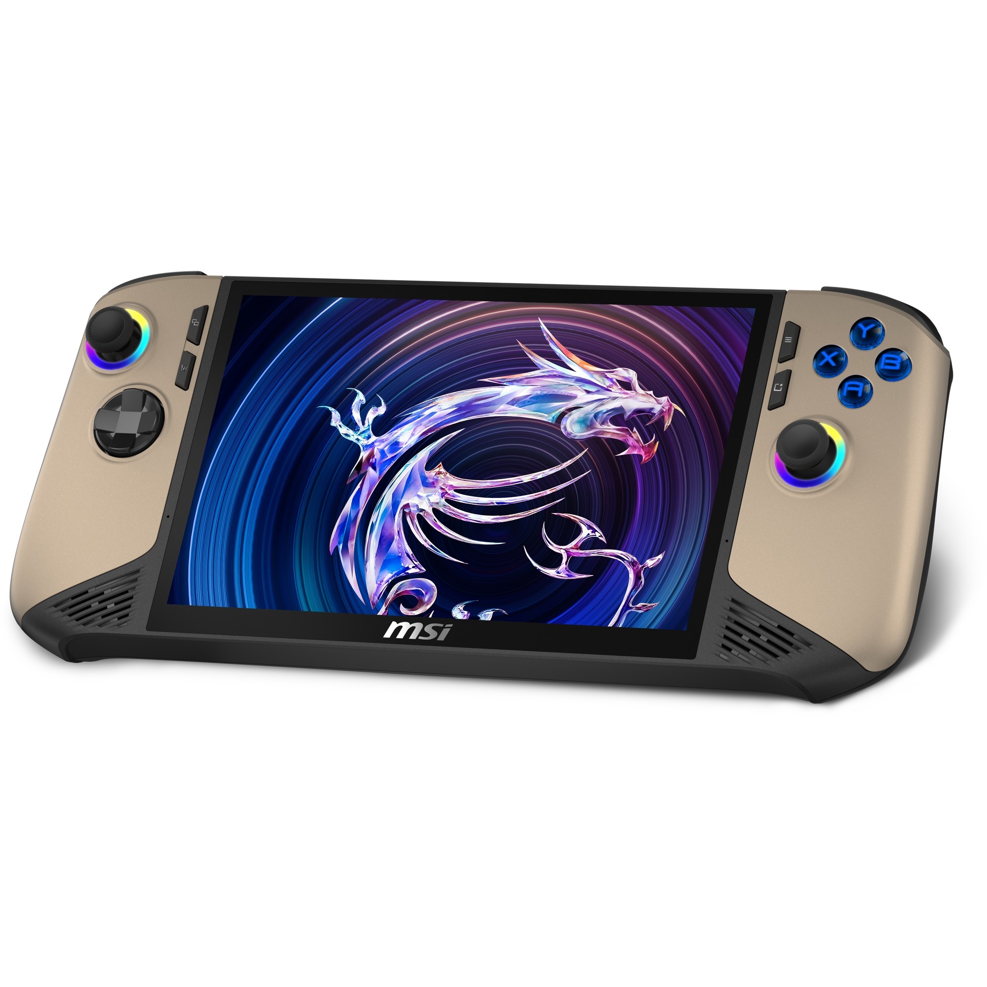 MSI Claw 8 AI+ A2VM-007NL handheld game console Beige/zwart, 1 TB SSD ...