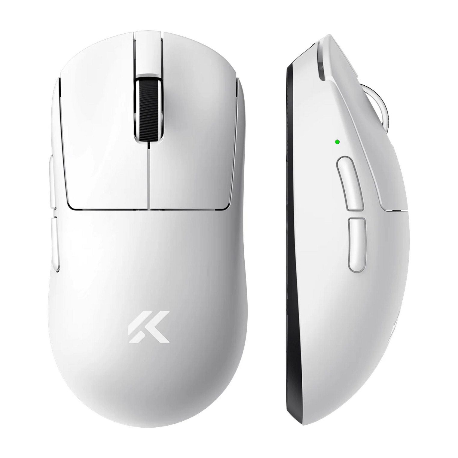 MCHOSE A7 V2 Ultra gaming muis Wit, 42000 DPI, 2.4 GHz / Bluetooth / USB-C