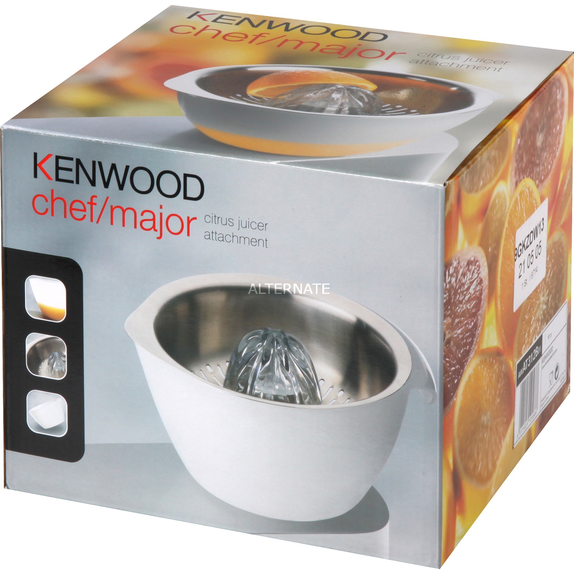 Kenwood Citruspers AT312 Zilver